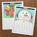 Editable Directed Drawing Calendar, Holiday or Christmas Parent Gift - Etsy