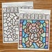 CVC Words No-prep Color by Code Worksheets Kindergarten, Morning Work ...