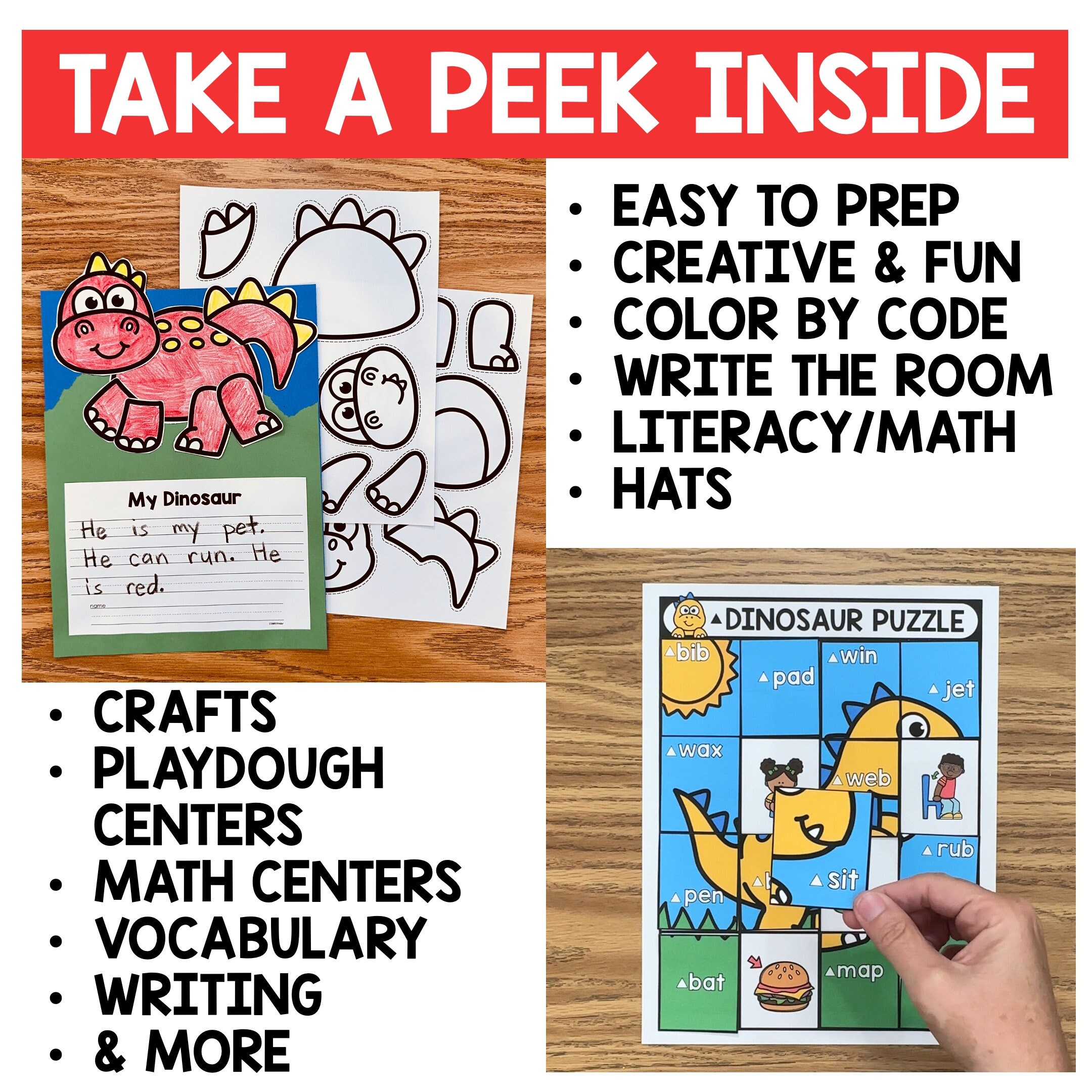 Dinosaur Day End of the Year Activity Pack - Etsy