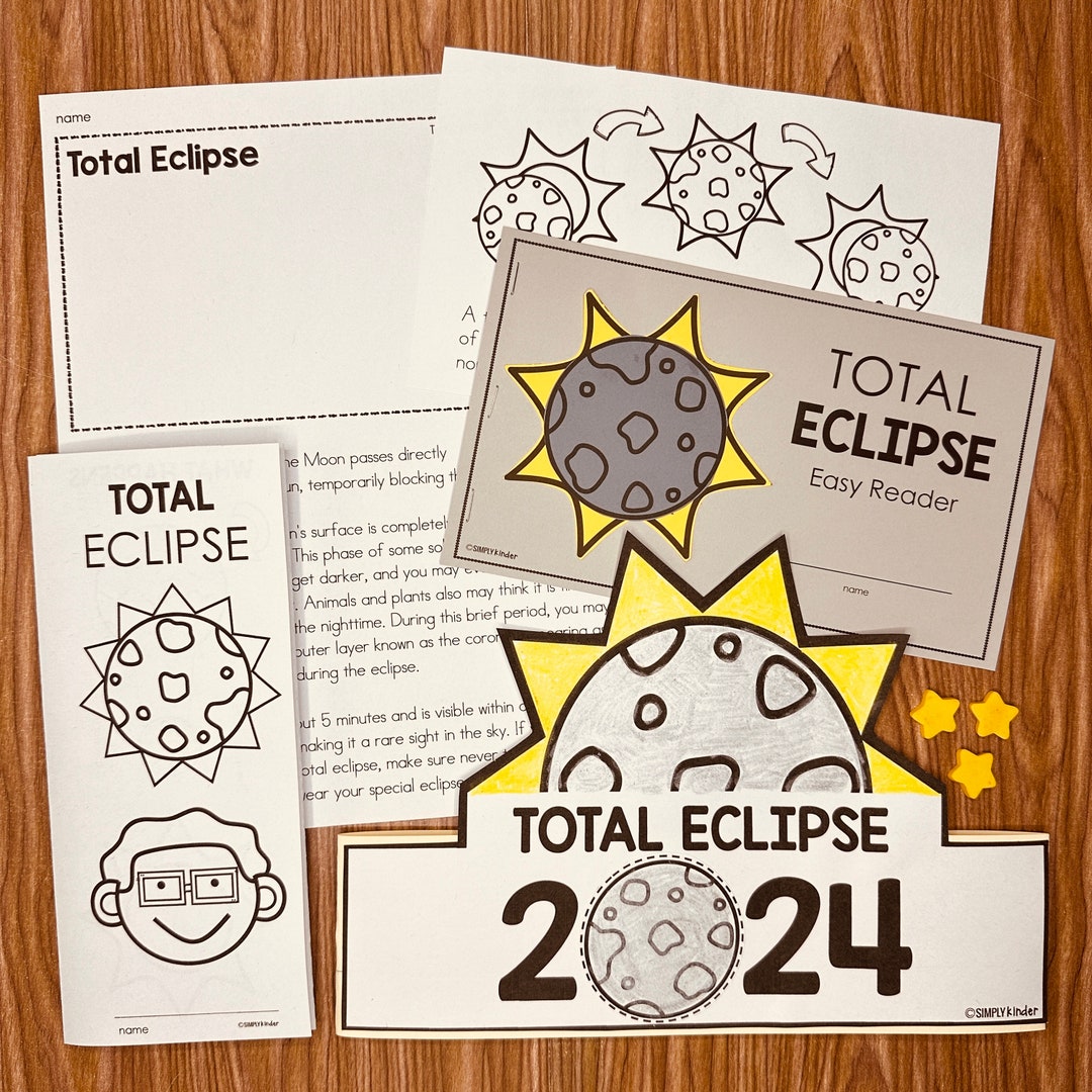 Total Eclipse Activities, Book, Hat, Brochure, & More - Etsy
