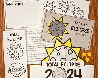 Partial Eclipse Activities, Book, Hat, Brochure, & More - Etsy