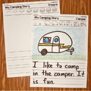 Camping Day End of the Year Activity Pack - Etsy