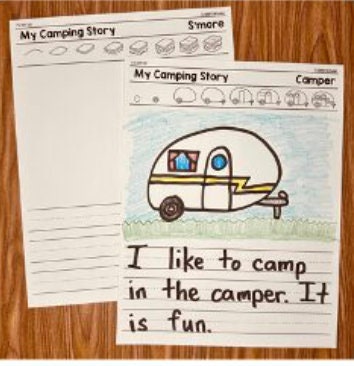 Camping Day End of the Year Activity Pack - Etsy