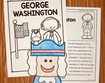 George Washington Presidents Day Activities and Writing Prompts - Etsy
