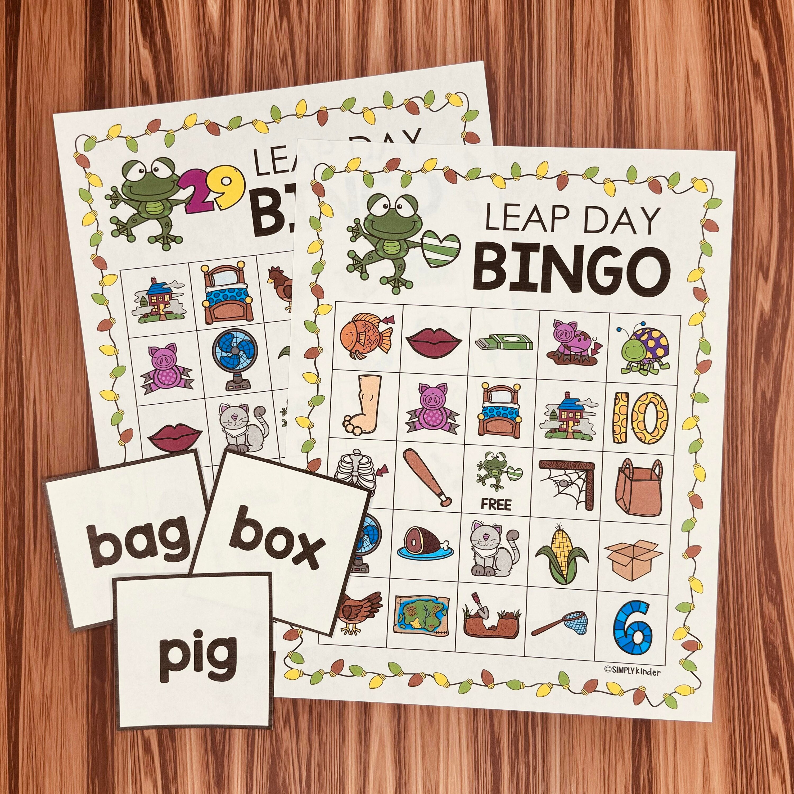 Leap Day 2024 Activities, Phonics Bingo, No-prep CVC Decodable Game ...