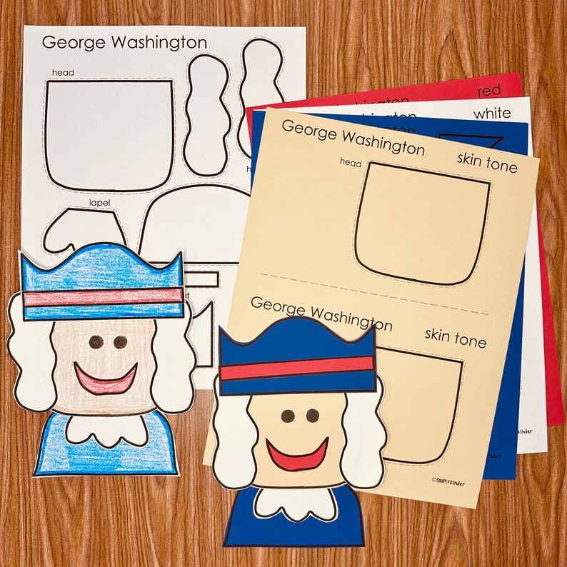 George Washington Craft, Research, and Writing Activities - Etsy