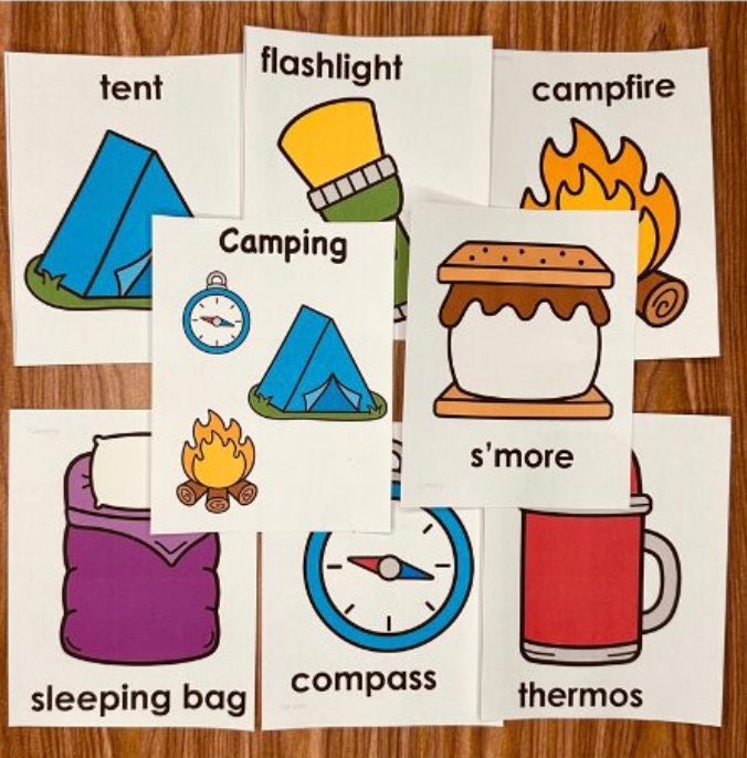 Camping Day End of the Year Activity Pack - Etsy