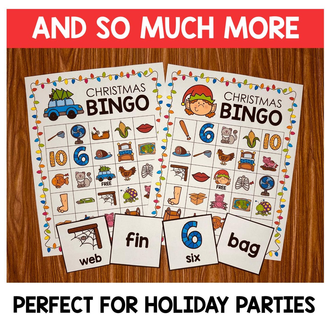 Christmas Phonics Bingo, No-prep CVC Decodable Game for Holidays ...