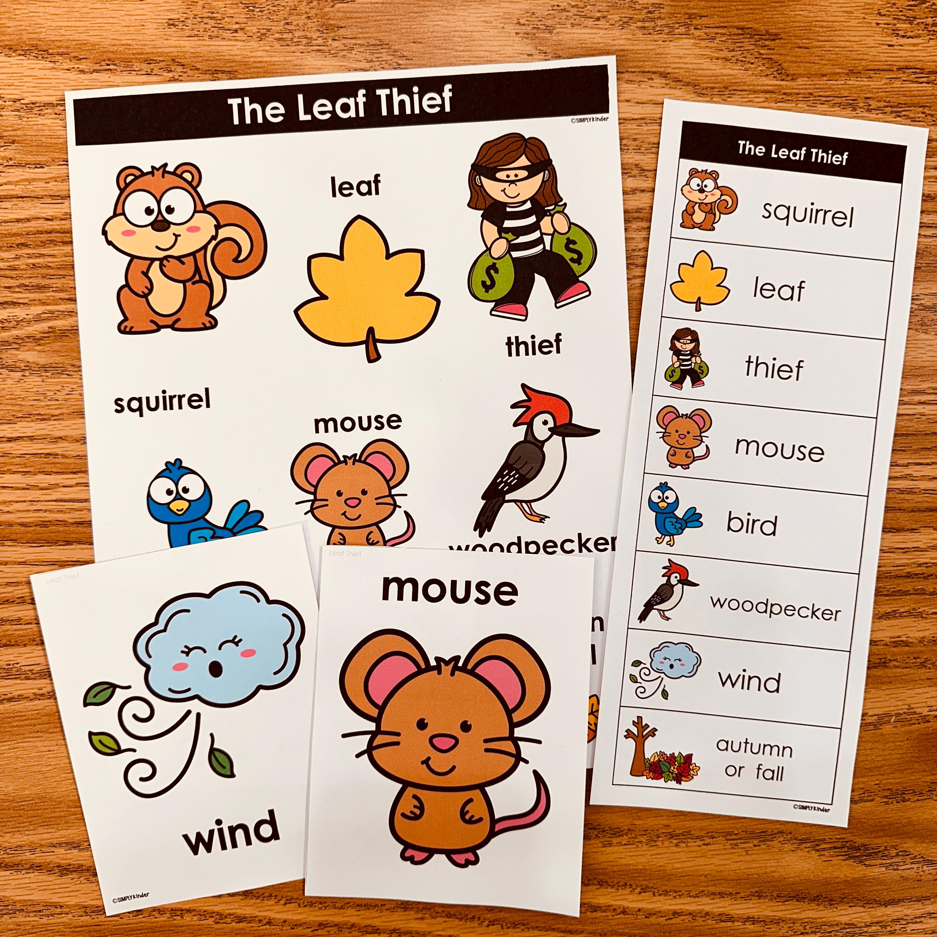 The Leaf Thief Book Craft, Hat, Centers, Printables & More - Etsy