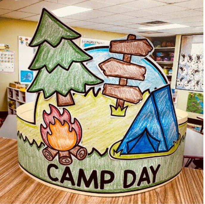 Camping Day End of the Year Activity Pack - Etsy