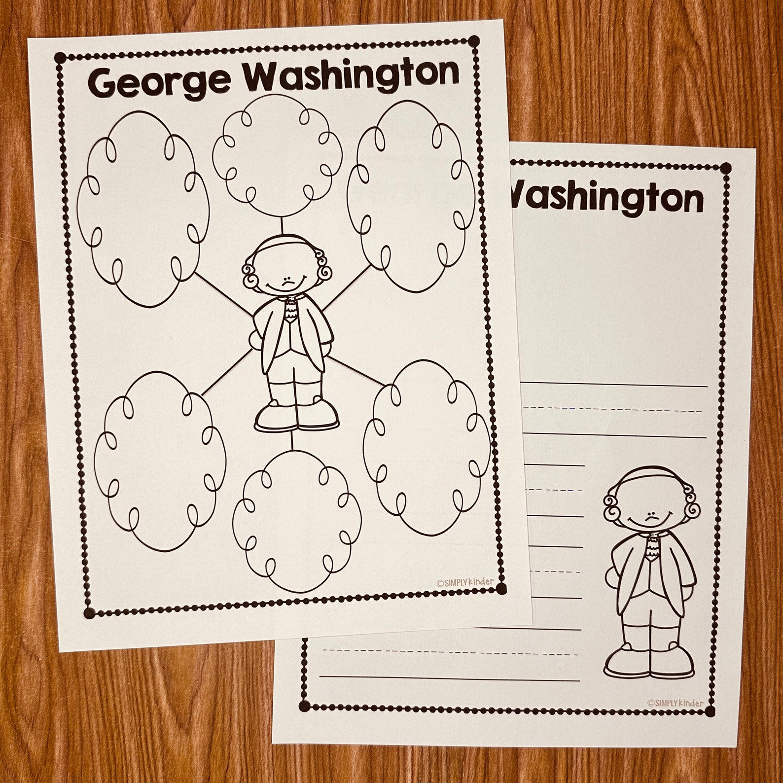 George Washington Craft, Research, and Writing Activities - Etsy