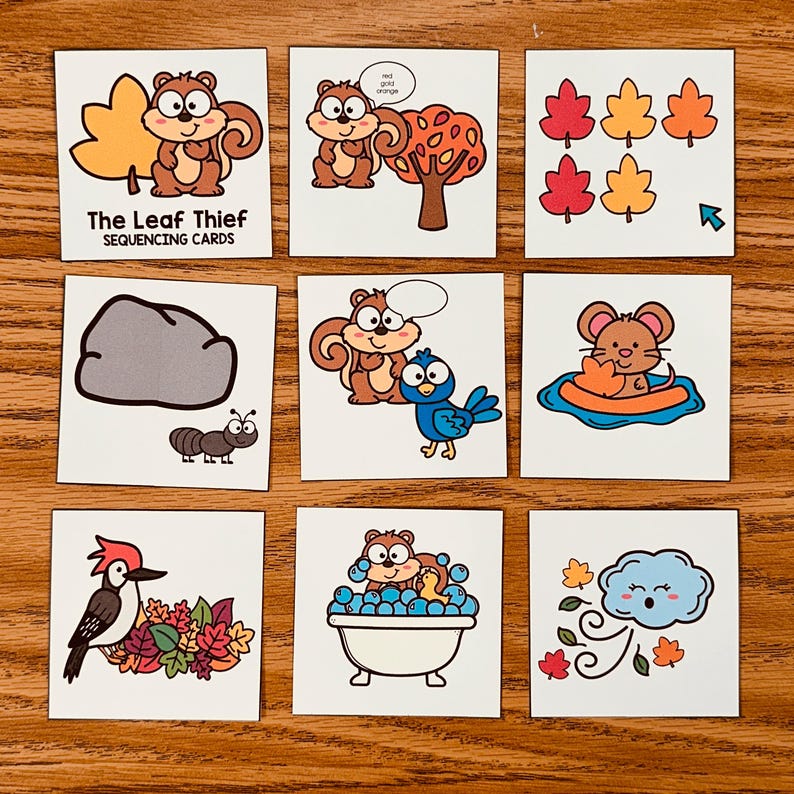 The Leaf Thief Book Craft, Hat, Centers, Printables & More - Etsy