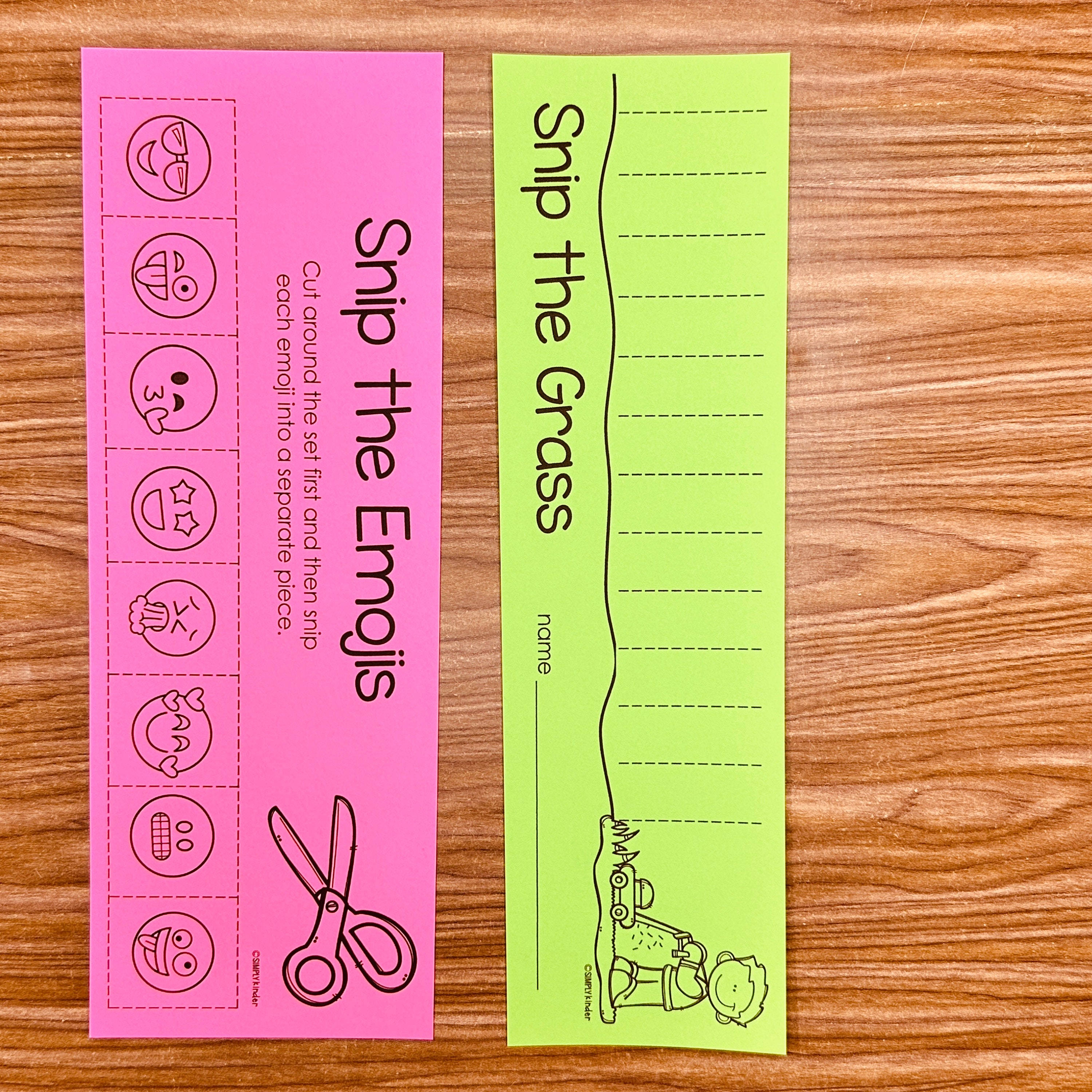 Scissor Cutting Practice Skills, Fine Motor Skills & Activities - Etsy
