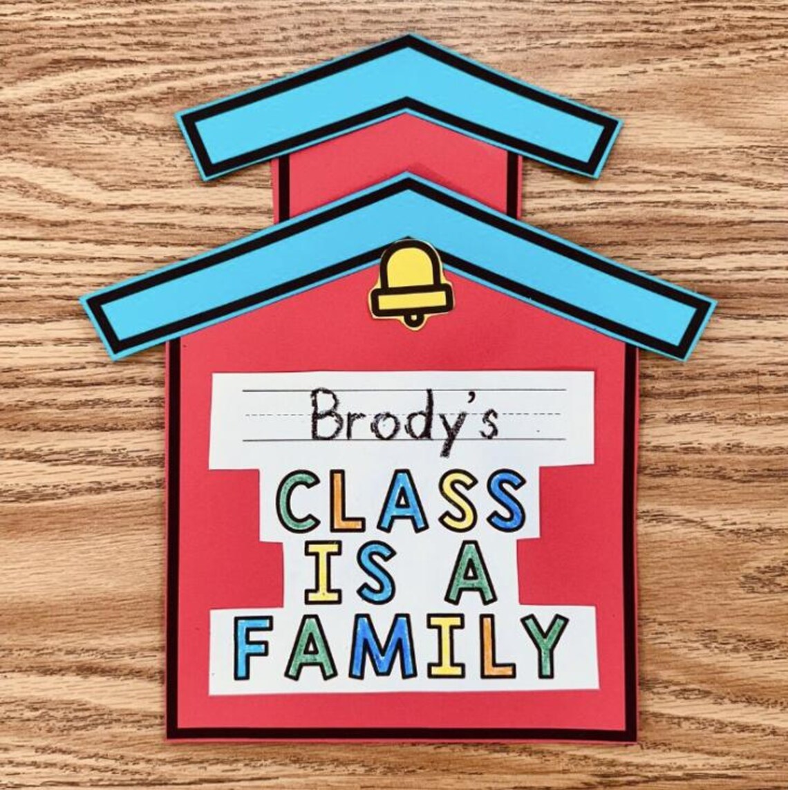 Our Class is a Family Activity, Bracelet, Bulletin Board, Craft, and ...
