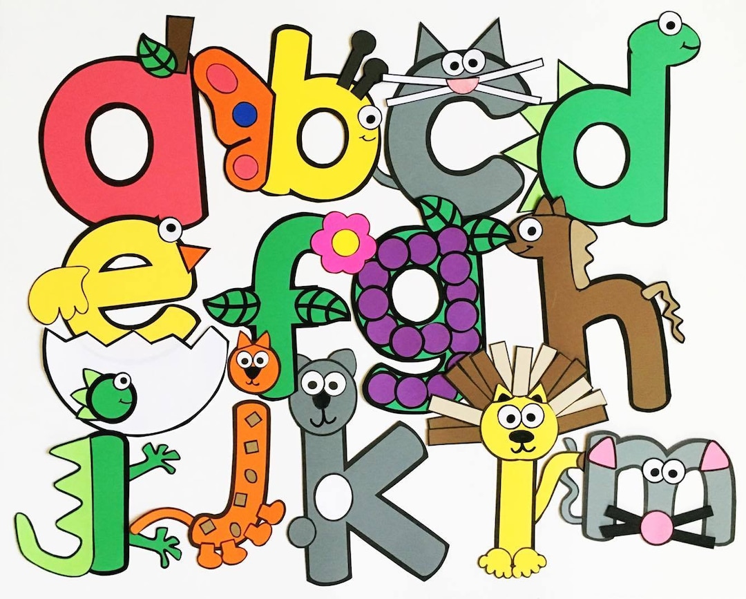 Lowercase Alphabet Crafts: A-Z Printable Activities (digital Download ...