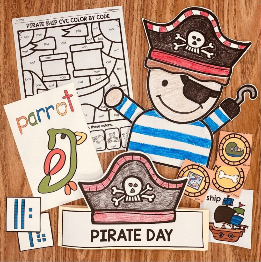 Pirate Day End of the Year Activity Pack - Etsy