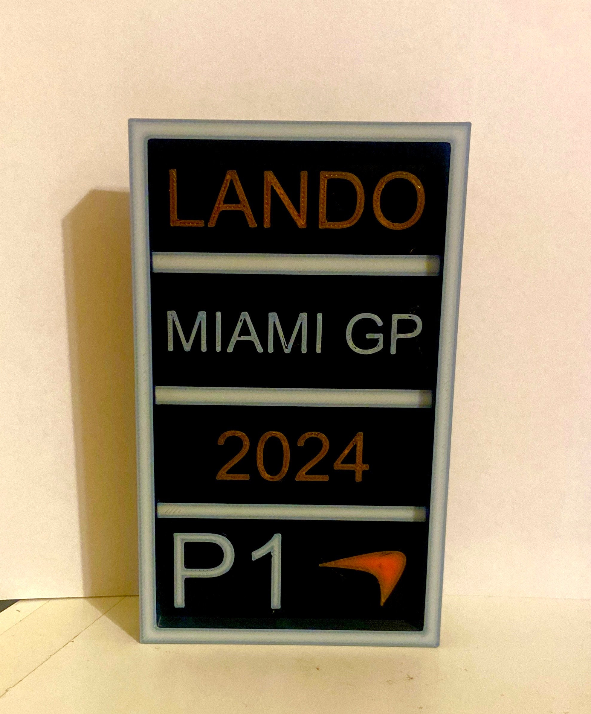 Lando Norris Win, Lando P1, Lando Pit Board, Miami GP 2024, Mclaren Win ...