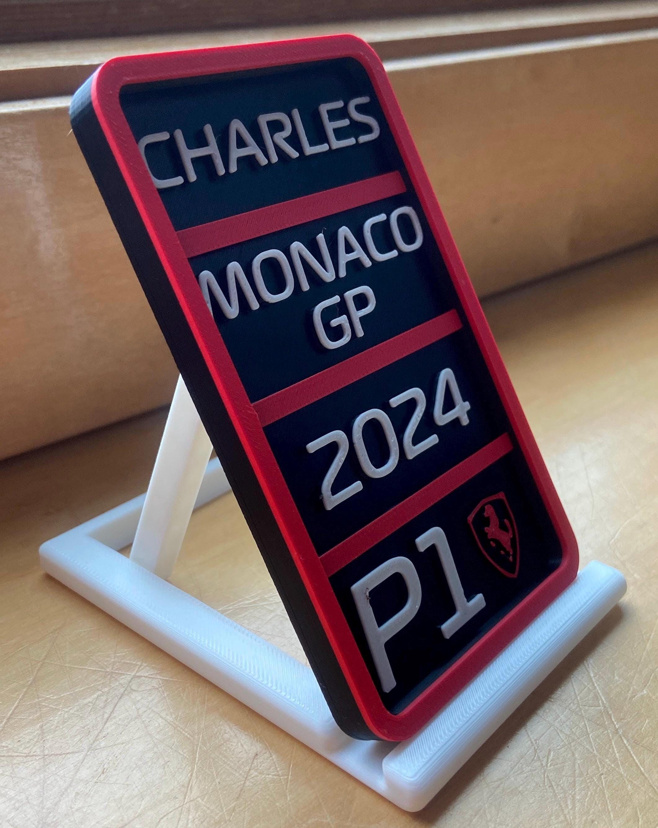 Charles Leclerc Win, Leclerc P1, Pit Board, Monaco GP 2024, Ferrari Win ...
