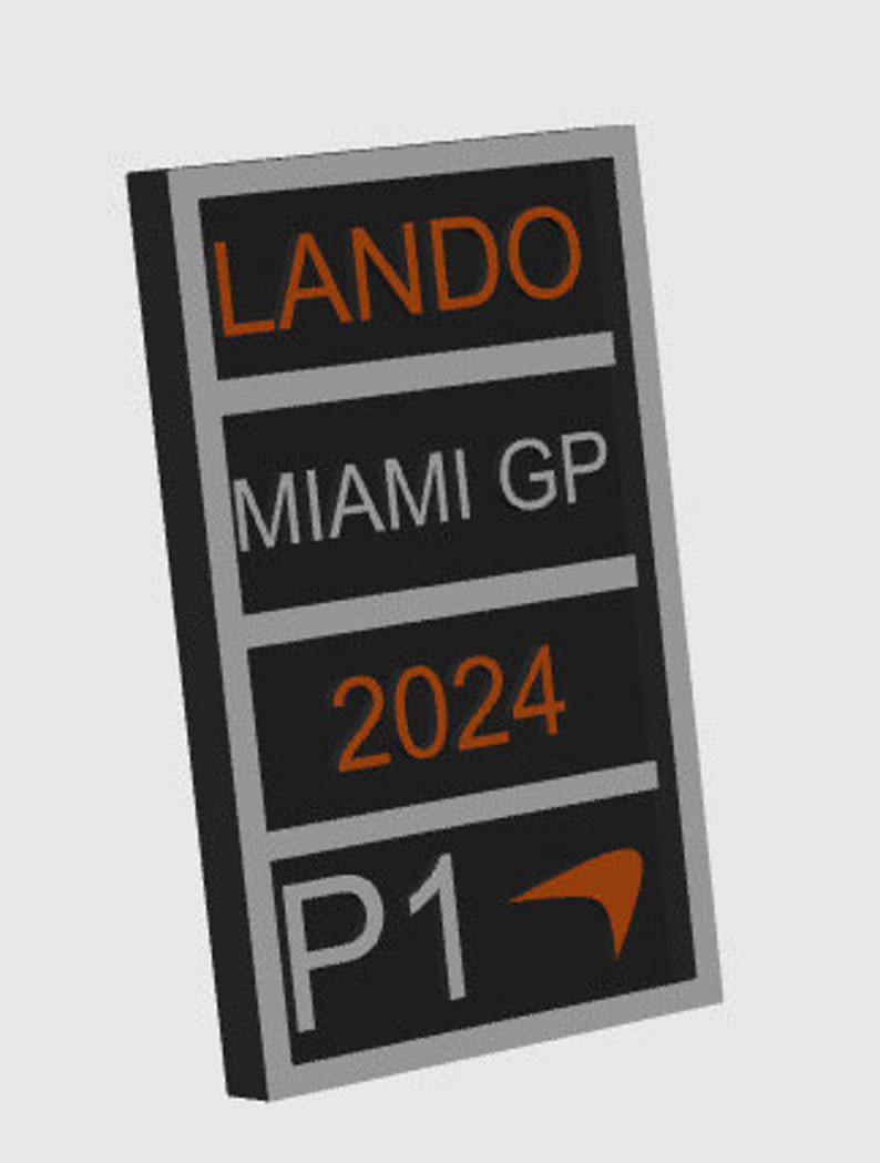 Lando Norris Win, Lando P1, Lando Pit Board, Miami GP 2024, Mclaren Win ...