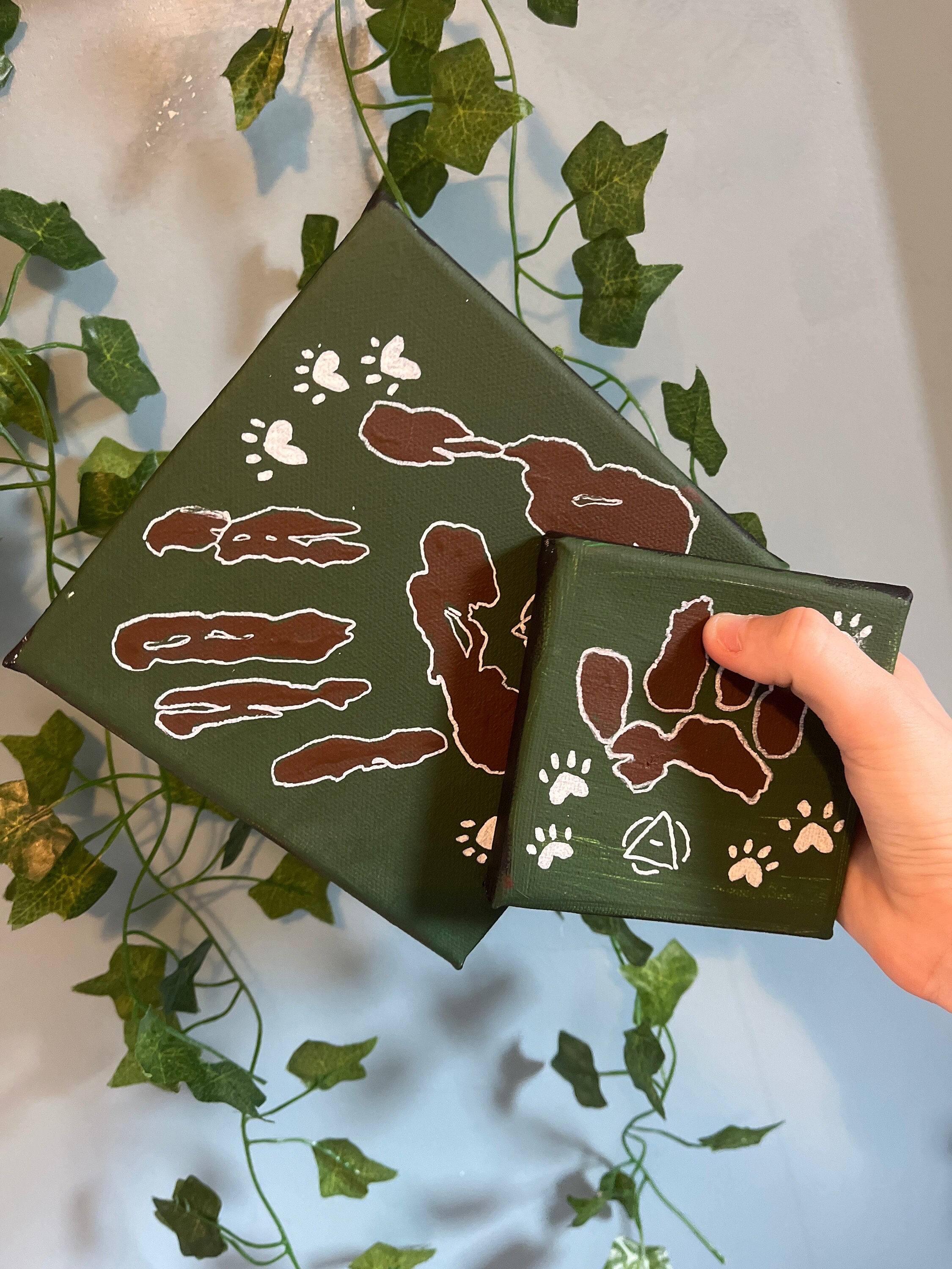 Therian Hand and Paw Paintings - Etsy