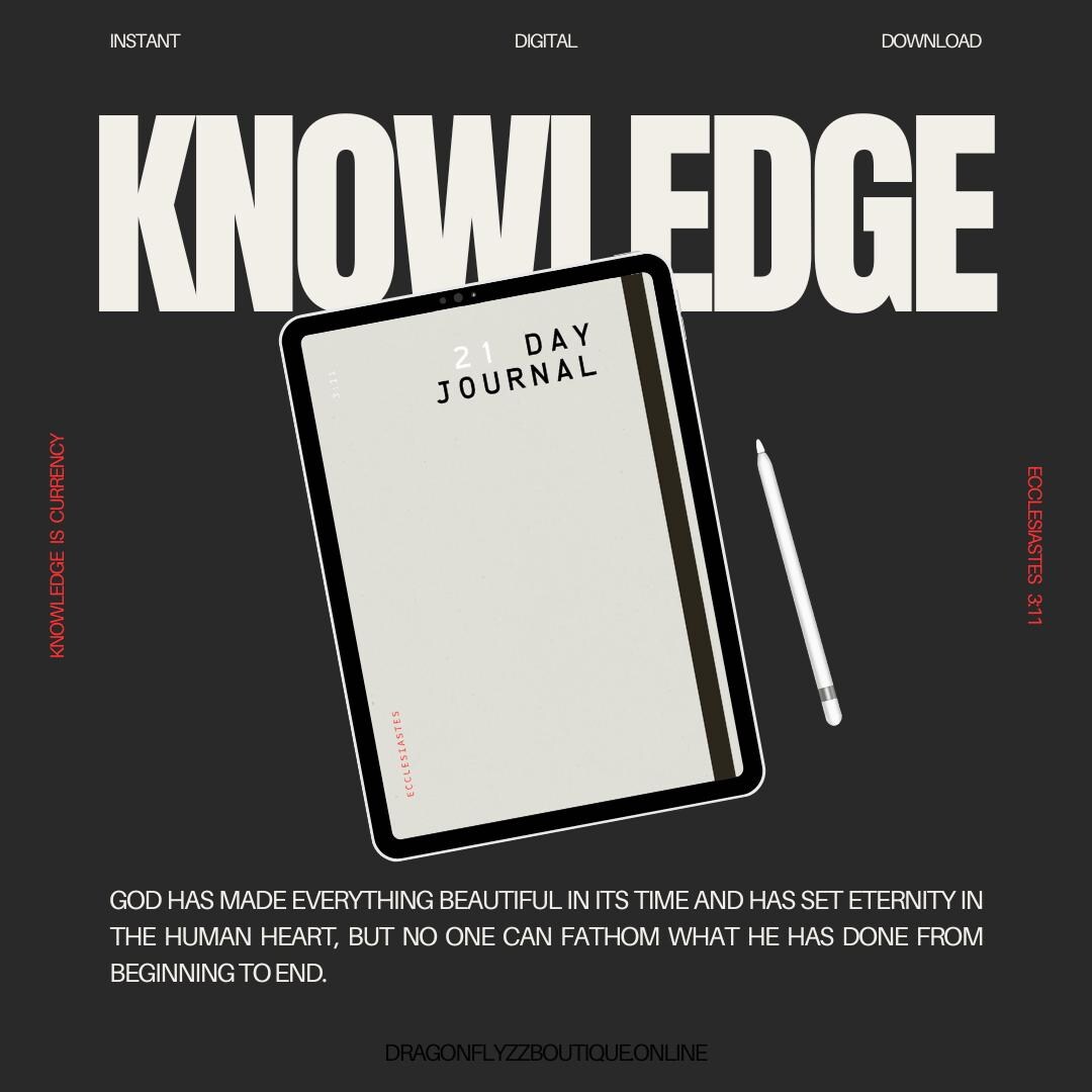 Digital Journal Template Editable PDF Ecclesiastes 3:11 - Etsy