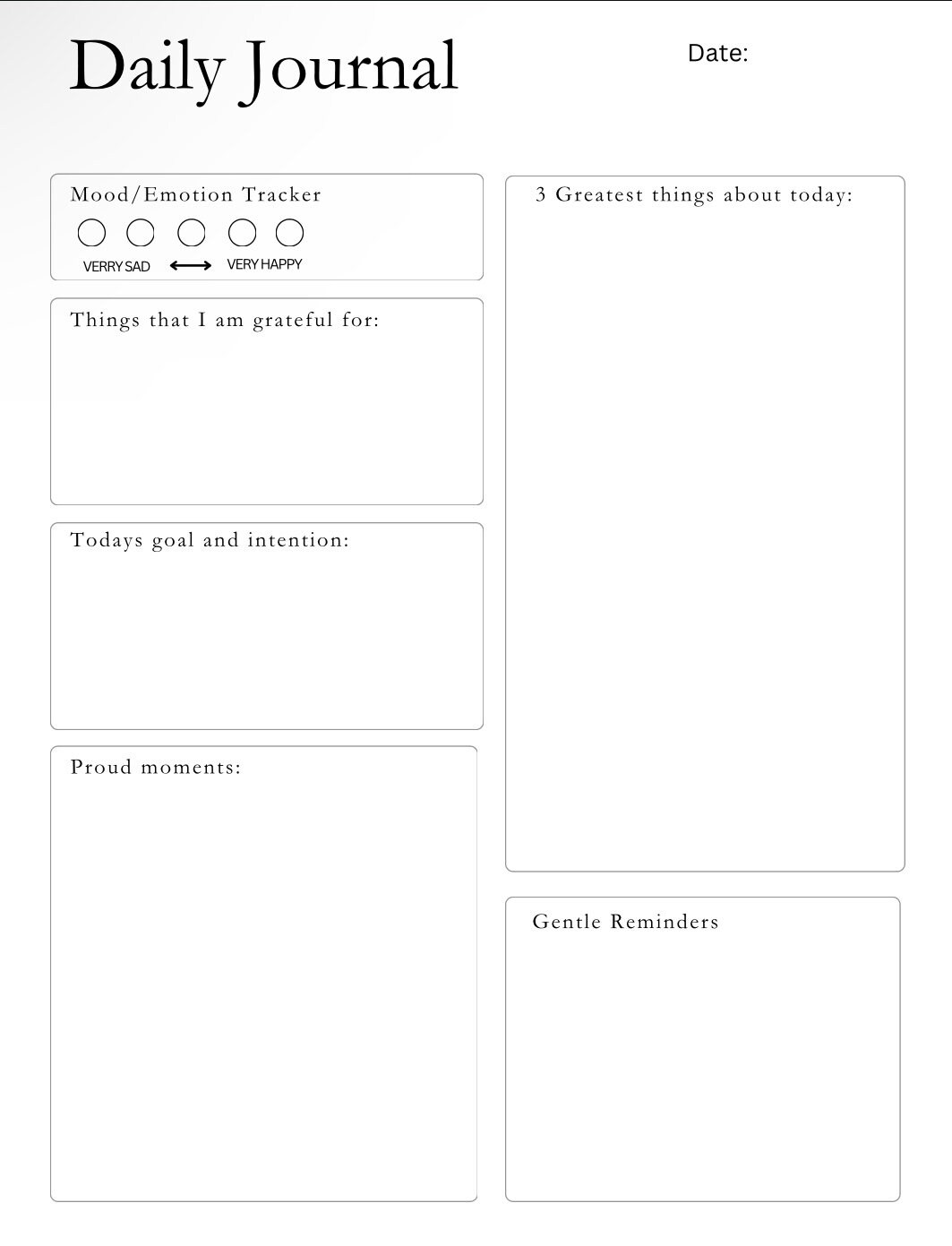 Digital Journal Template Editable PDF Ecclesiastes 3:11 - Etsy