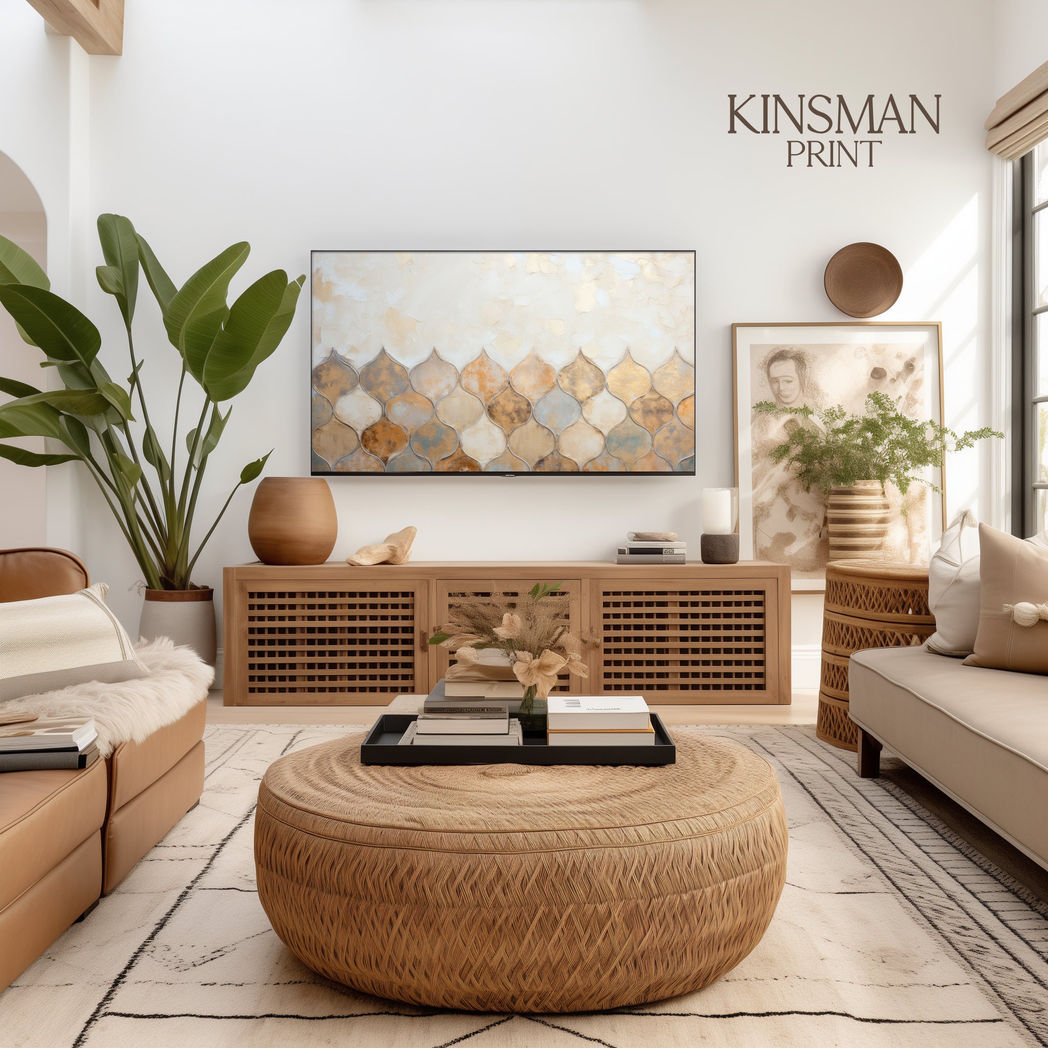 Islamic Wall Art Modern Samsung Frame TV Art Arabic Vintage Canvas ...