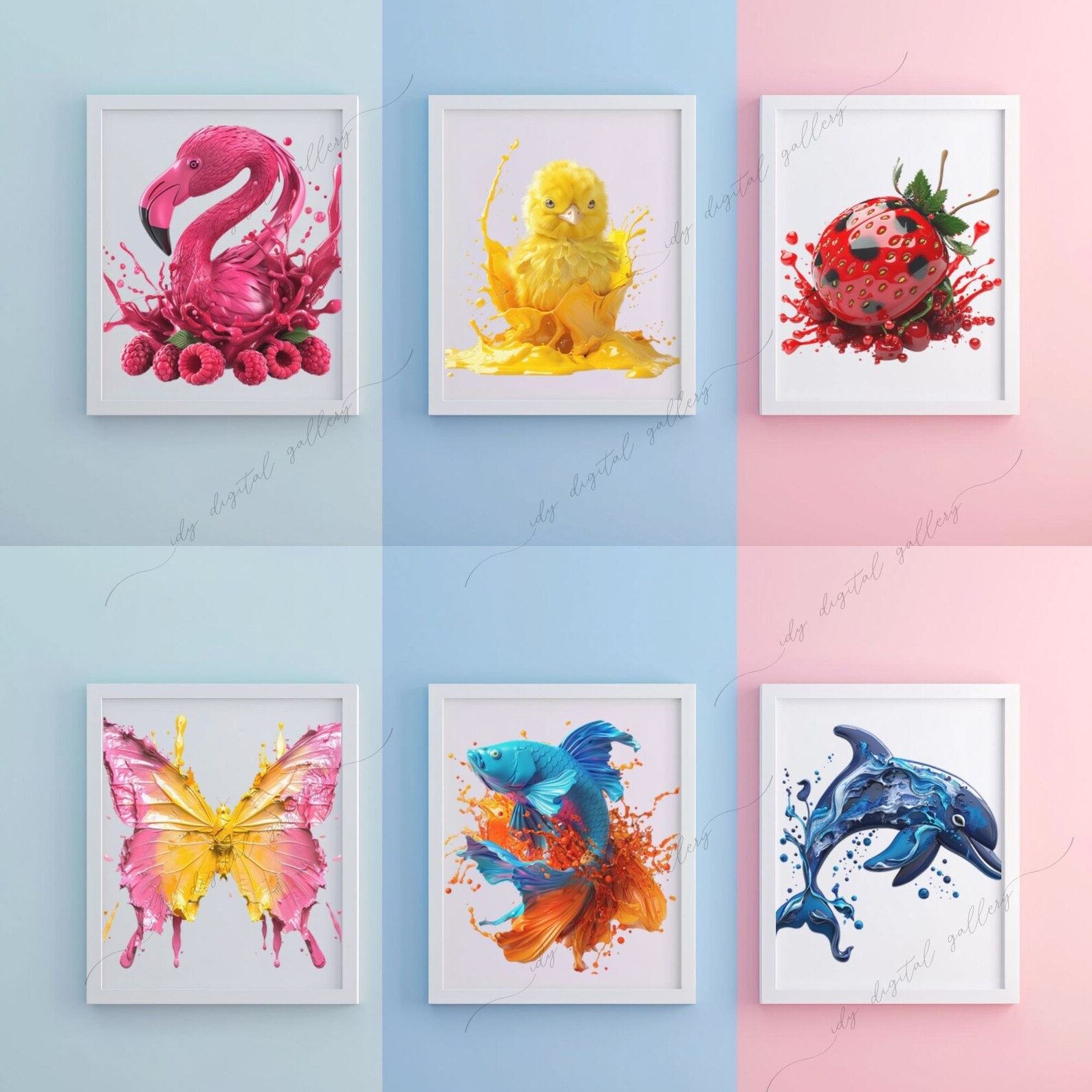 1,274 Colorful Splash Clipart Mega Bundle, Paint Splatter, Splash PNG ...