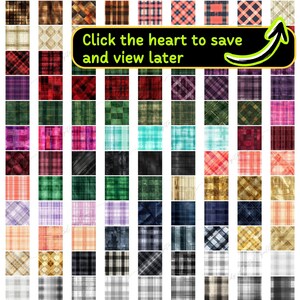 400+ Colorful Plaid Seamless Patterns Bundle, Plaid Digital Papers ...
