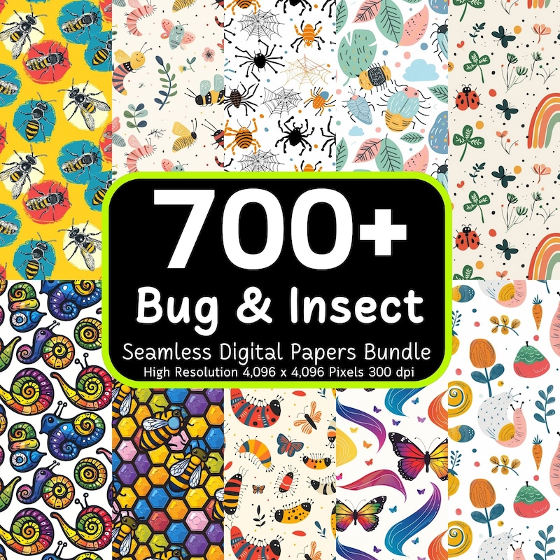 Insects Paper - Etsy