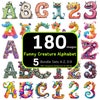 252 Candy Alphabet Bundle, Candy Letters, Candy Clipart, Colorful ...