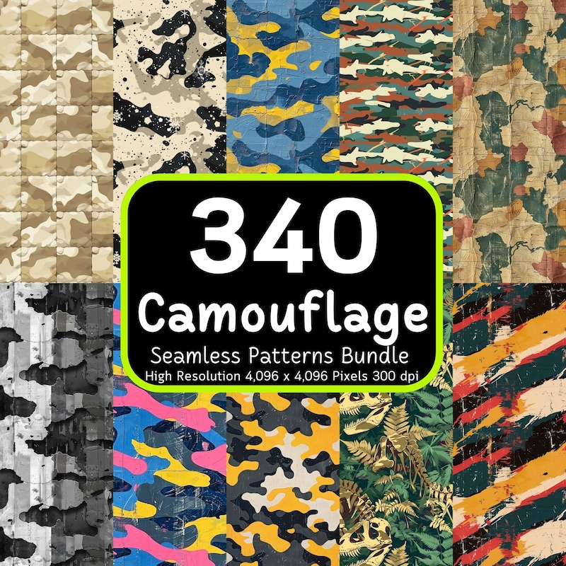 Camo Party - Etsy