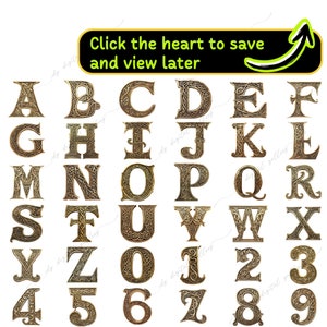 144 Celtic Alphabet and Numbers, Celtic Letters, Ancient Alphabets ...