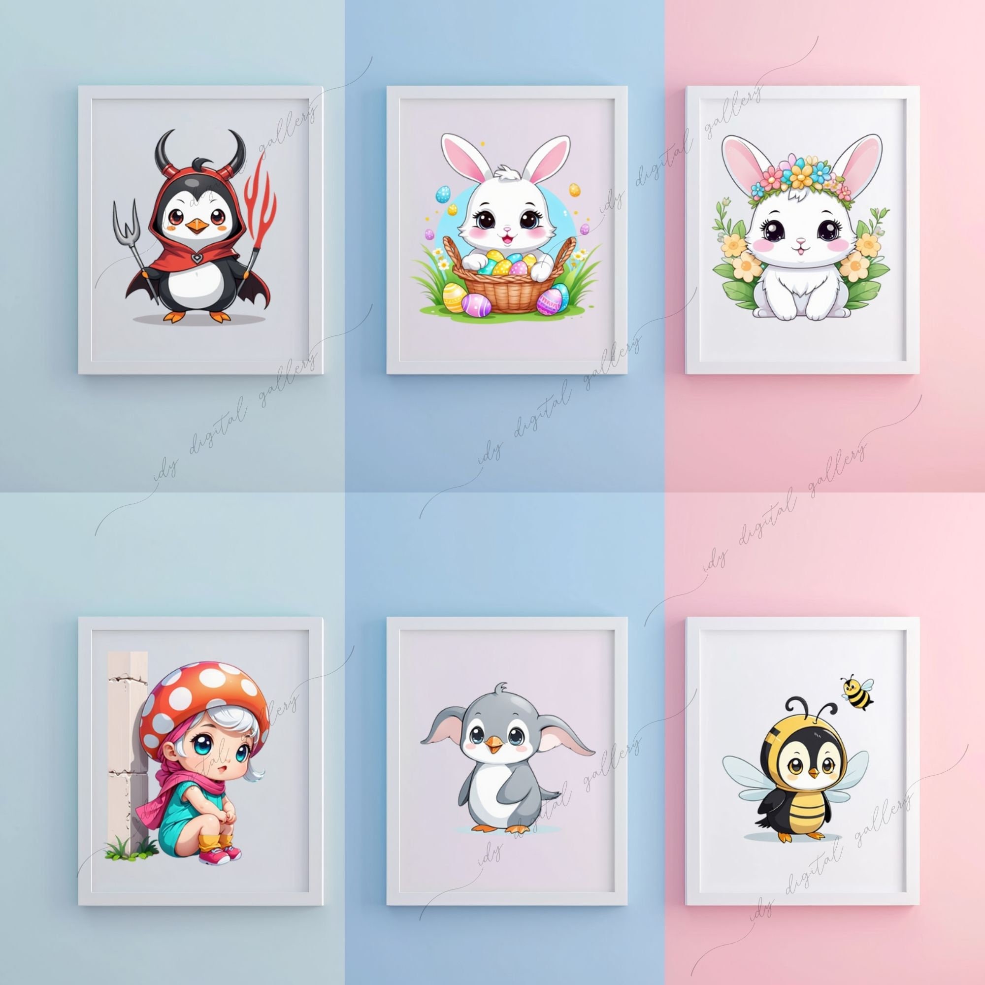 3200 Kawaii Clipart Mega Bundle, Cute Kawaii, Kawaii Animals, Kawaii ...