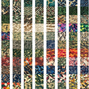 340 Camouflage Seamless Patterns Bundle, Camouflage Background, Camo ...