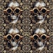 500+ Skull Seamless Patterns, Seamless Digital Papers, Seamless ...