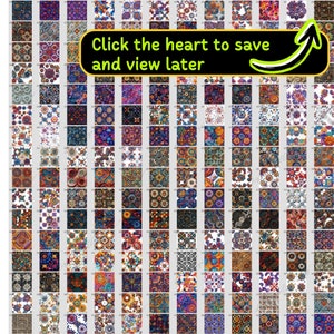 700+ Mandala Seamless Patterns Bundle, Mandala Digital Paper, Mandala ...