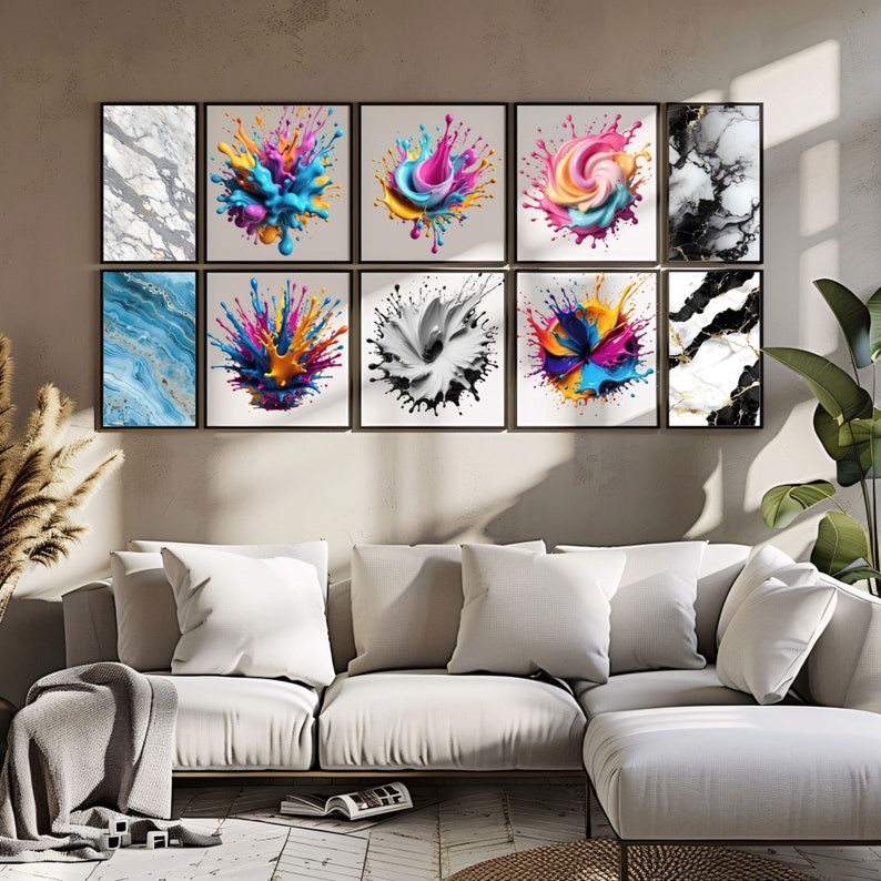 467 Colorful Ink Splash Clipart, Color Splash, Paint Splatter, Ink ...