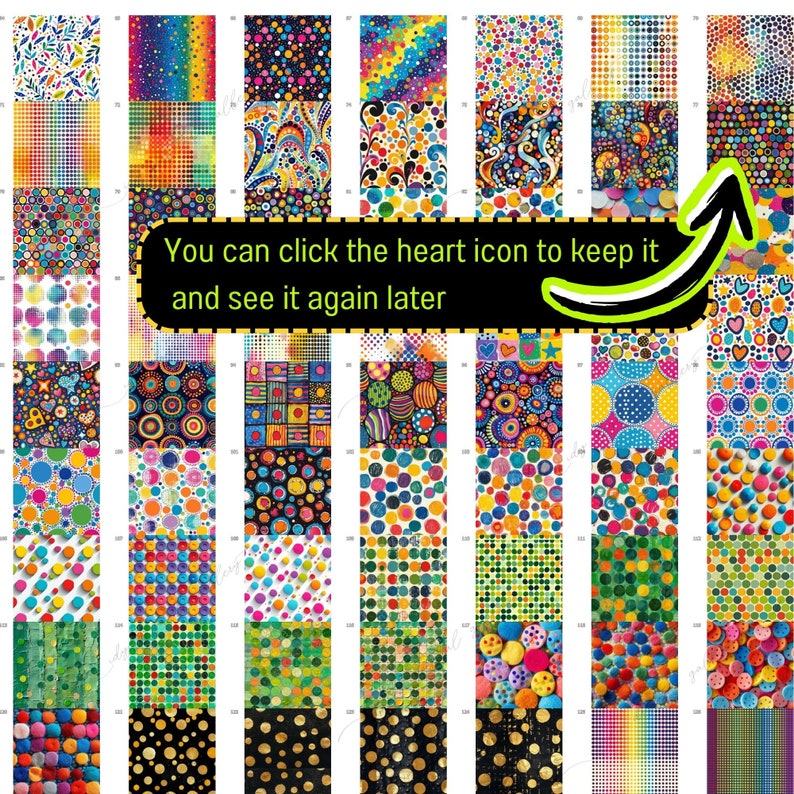 228 Polka Dot Seamless Digital Papers Bundle, Seamless Patterns ...