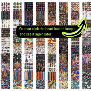 300+ Boho Seamless Digital Papers Bundle, Seamless Patterns, Boho ...