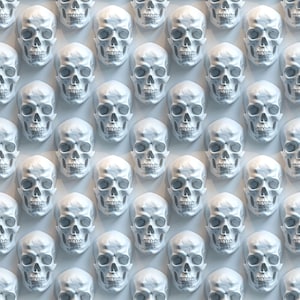 500+ Skull Seamless Patterns, Seamless Digital Papers, Seamless Printable, Seamless Bundle, Mega ...