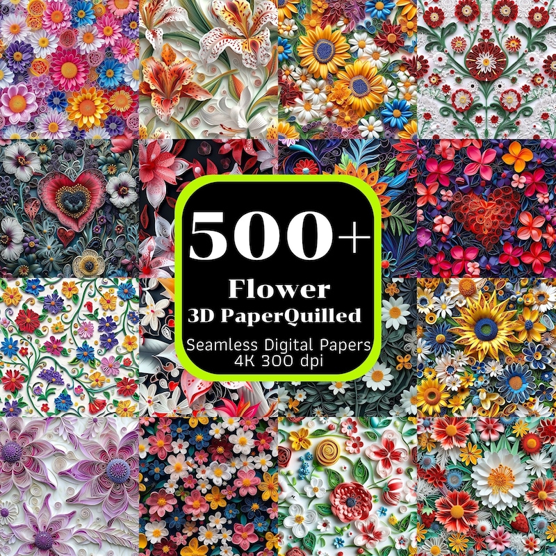 3d Paper Quilling Art - Etsy