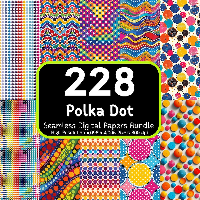 Polka Dot Background - Etsy