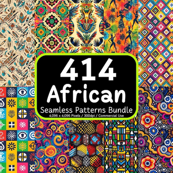 African Pattern - Etsy UK