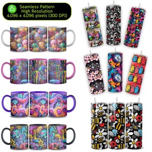 706 Graffiti Seamless Patterns Mega Bundle, Graffiti Pattern, Graffiti Wall, Street Art Prints ...