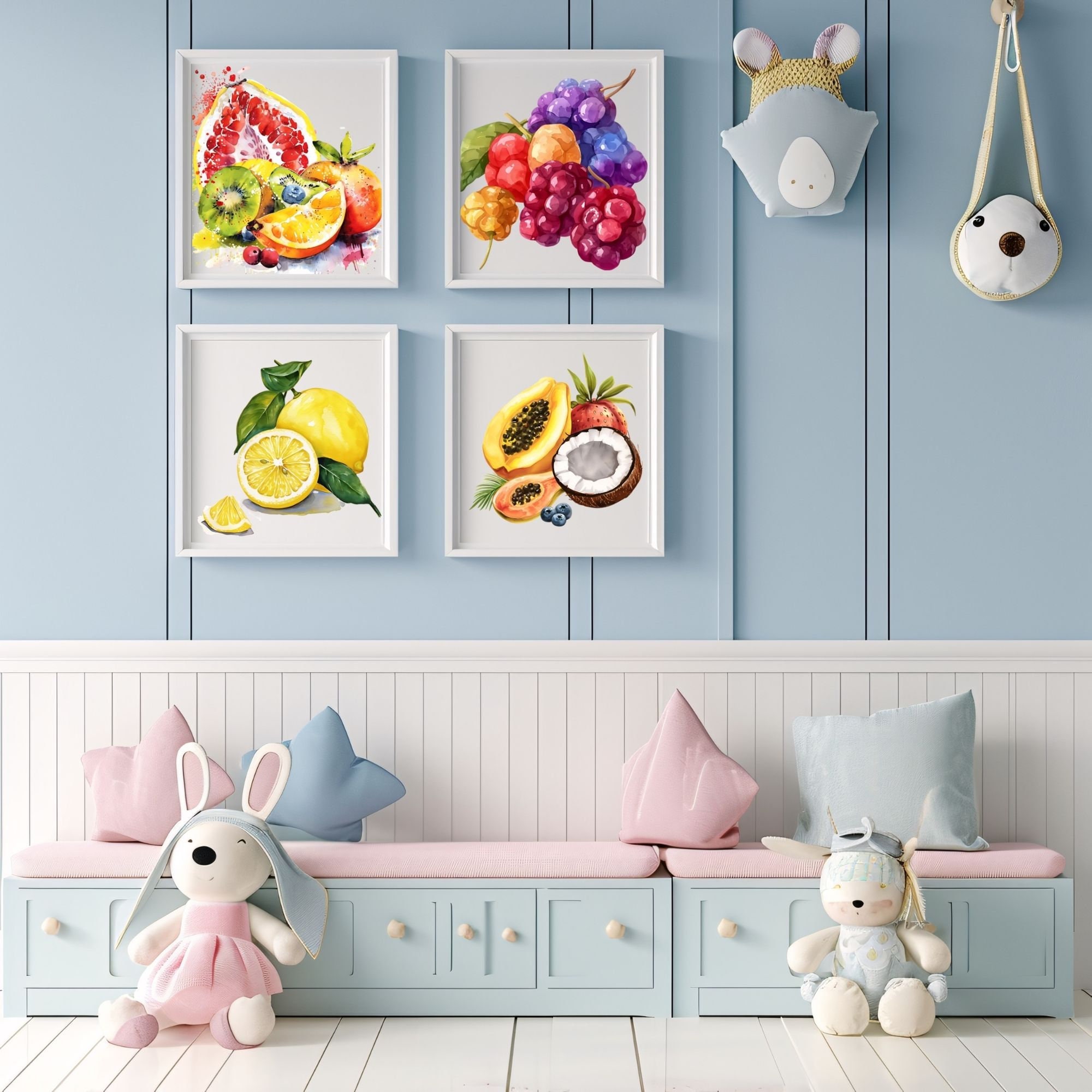 518 Watercolor Fruit Cliparts, Fruit Watercolor Clipart, Fruits PNG ...