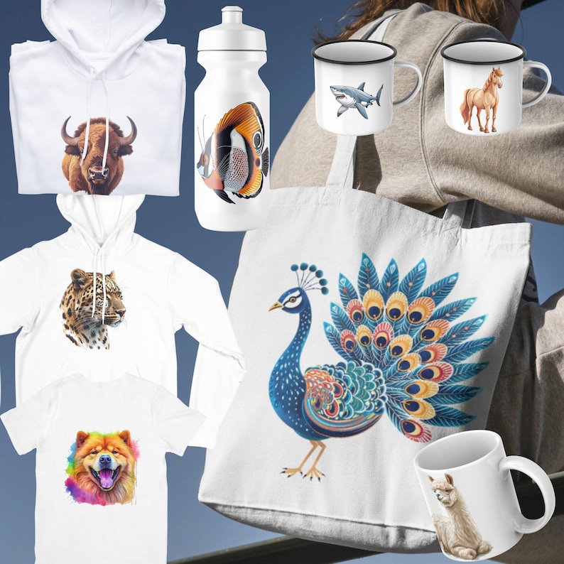 1,501 Animal Cliparts, PNG Clipart, up to 400 Various Species of ...