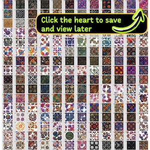 700+ Mandala Seamless Patterns Bundle, Mandala Digital Paper, Mandala ...