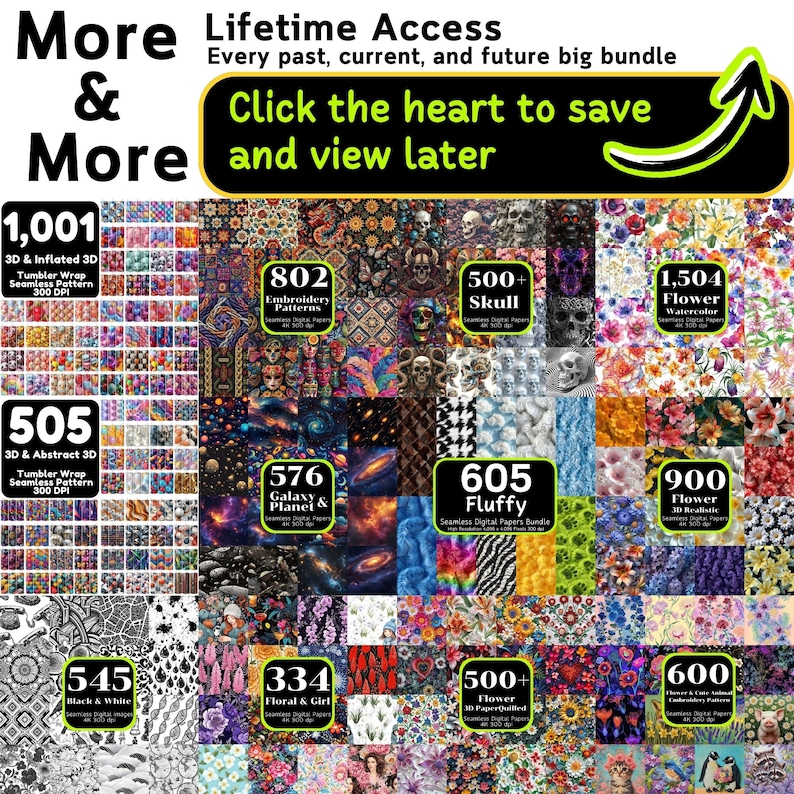 30,000+ Seamless Patterns: Mega Bundle - All Past and Future Sets ...
