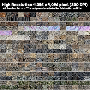 505 Stone Seamless Patterns, Stone Texture, Stone Background, Seamless ...